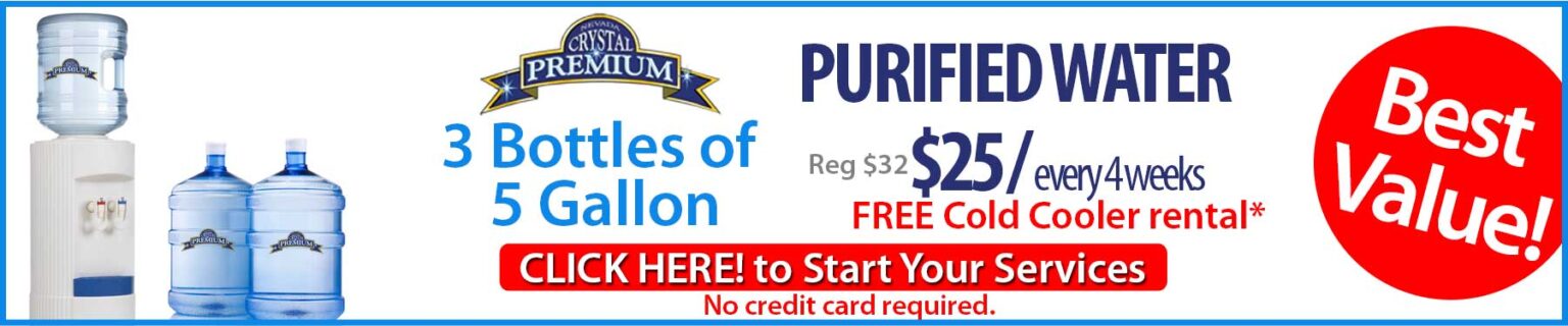 Bottled Spring Water Delivery Service in Las Vegas – Nevadacrystalpremium